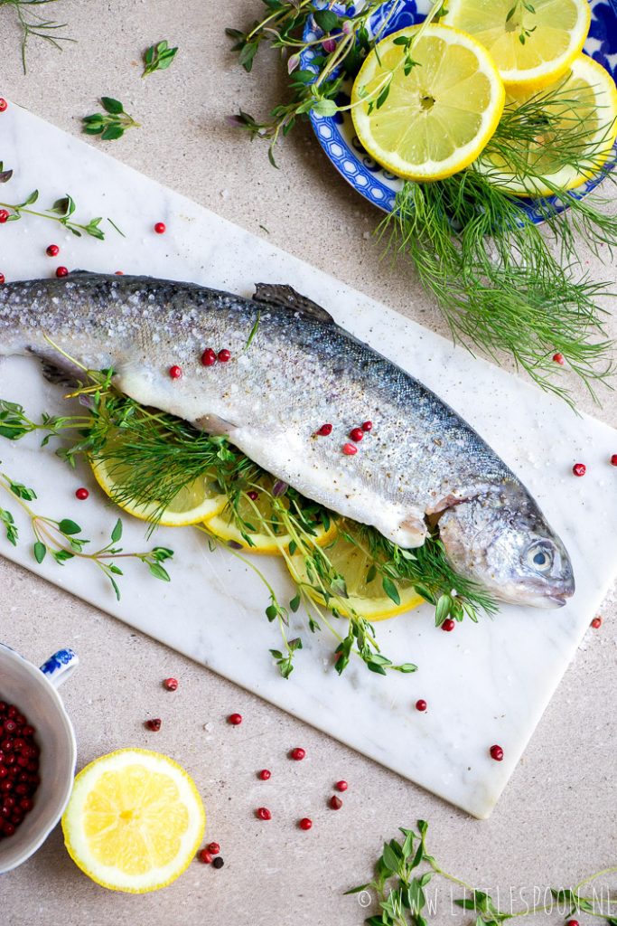 BBQ // Hele forel van de grill - Little Spoon